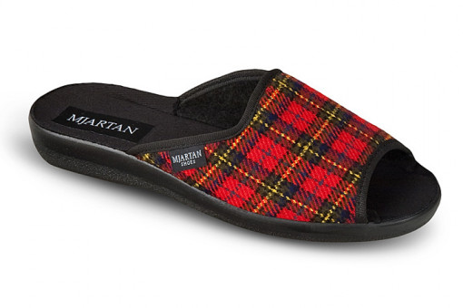 Papuci de casa femei Mjartan 503-K52 rosii