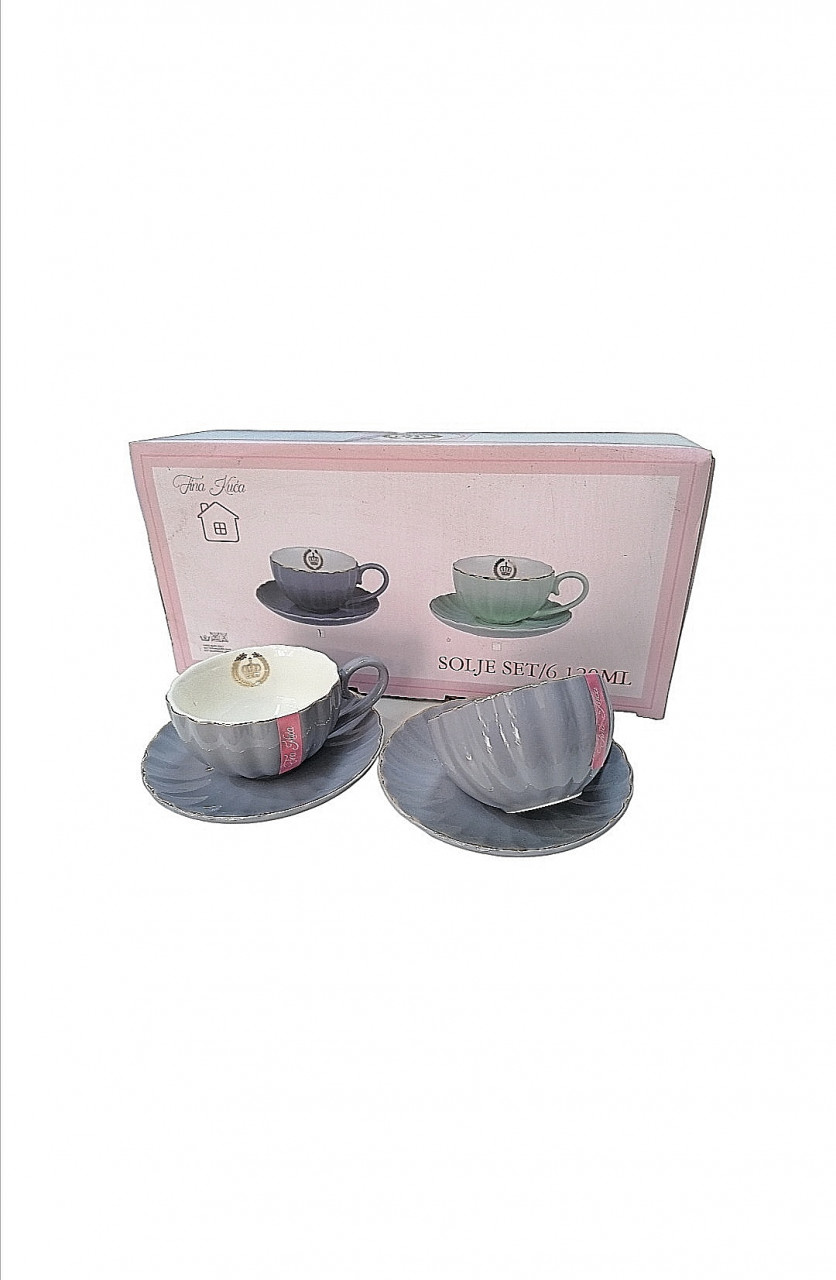 SET ŠOLJA 1/6 LJUBIČASTE