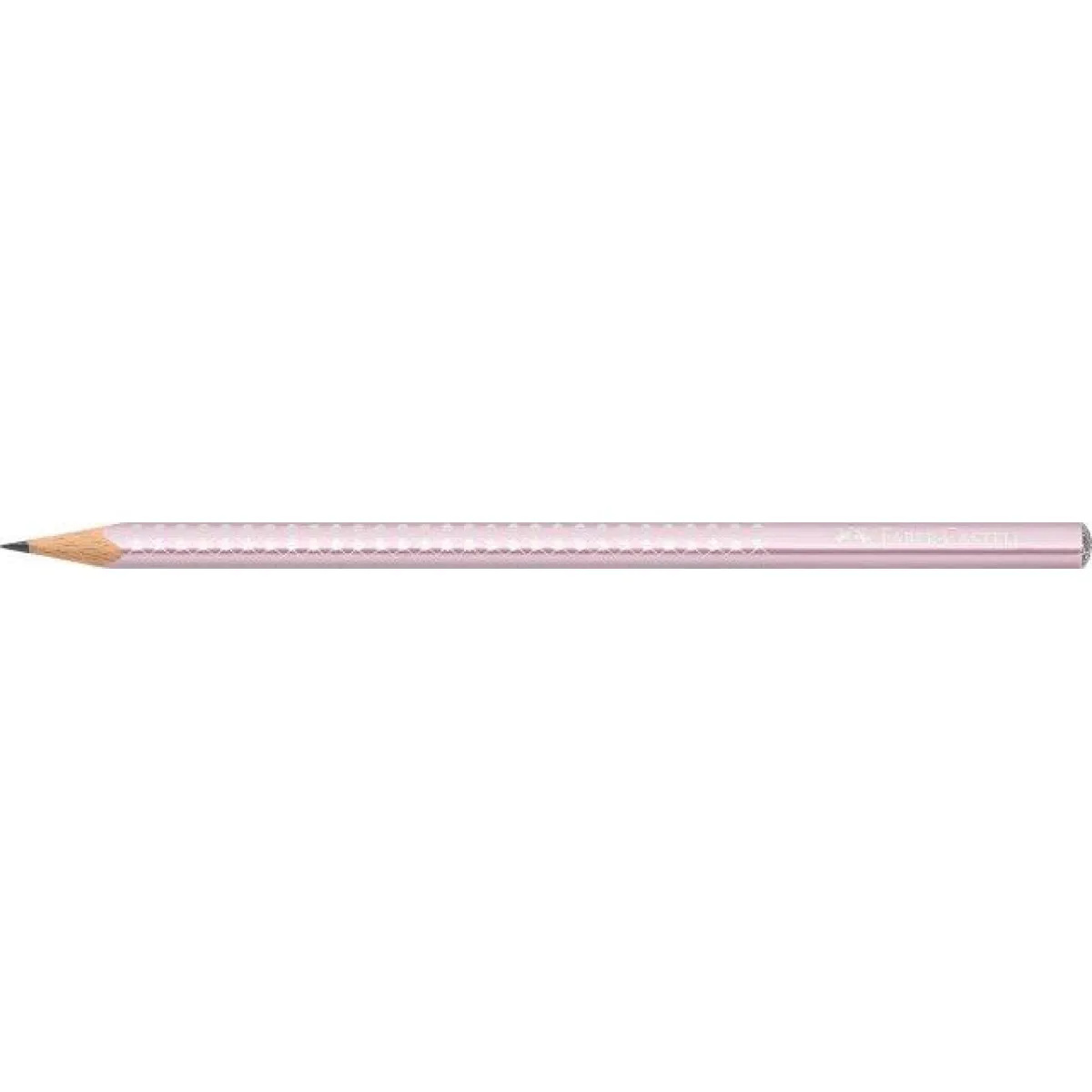 FABER-CASTELL GRAFITNA OLOVKA GRIP HB SPARKLE, ROZE