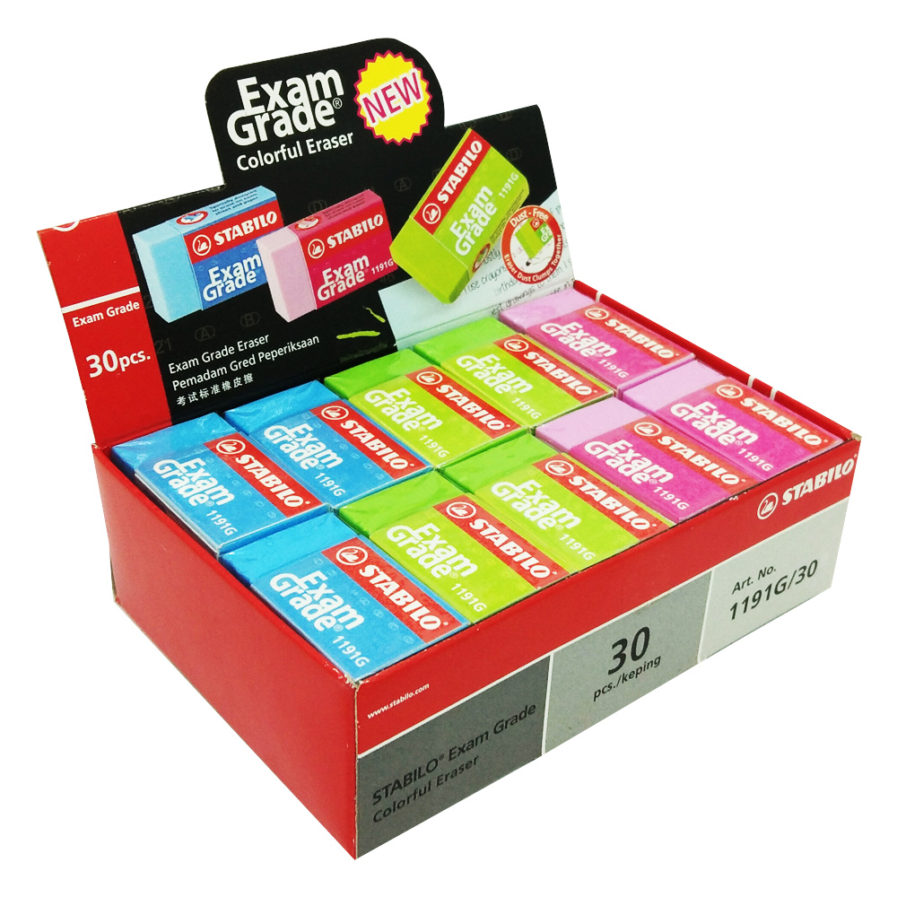 GUMICA ZA BRISANJE STABILO EXAM GRADE COLORFUL