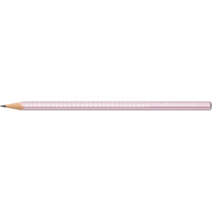 FABER-CASTELL GRAFITNA OLOVKA GRIP HB SPARKLE, ROZE