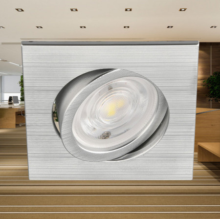 Ugradna led rozetna za spuštene plafone sa promenljivom bojom svetla kocka