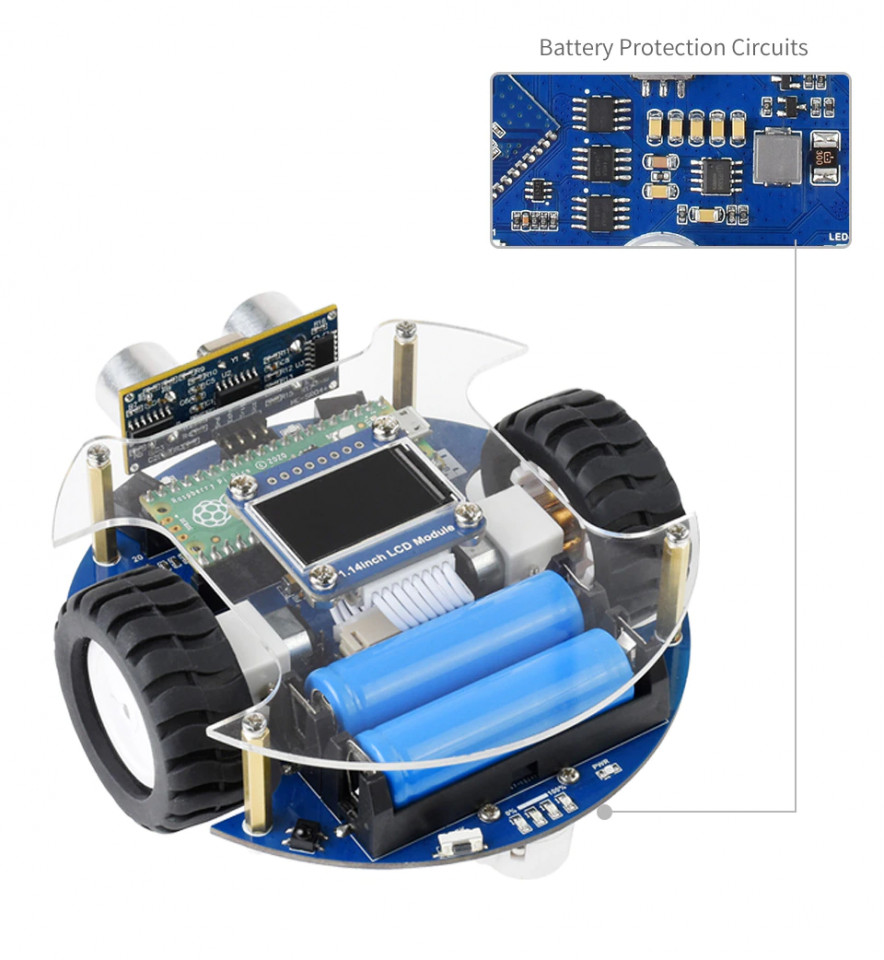 Raspberry Pi Pico PicoGo Mobile Robot