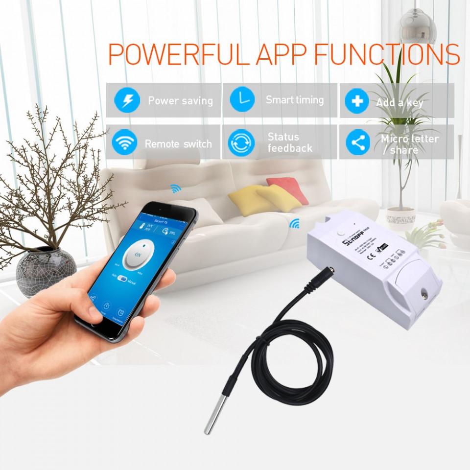 SONOFF DS18B20 senzor temperature