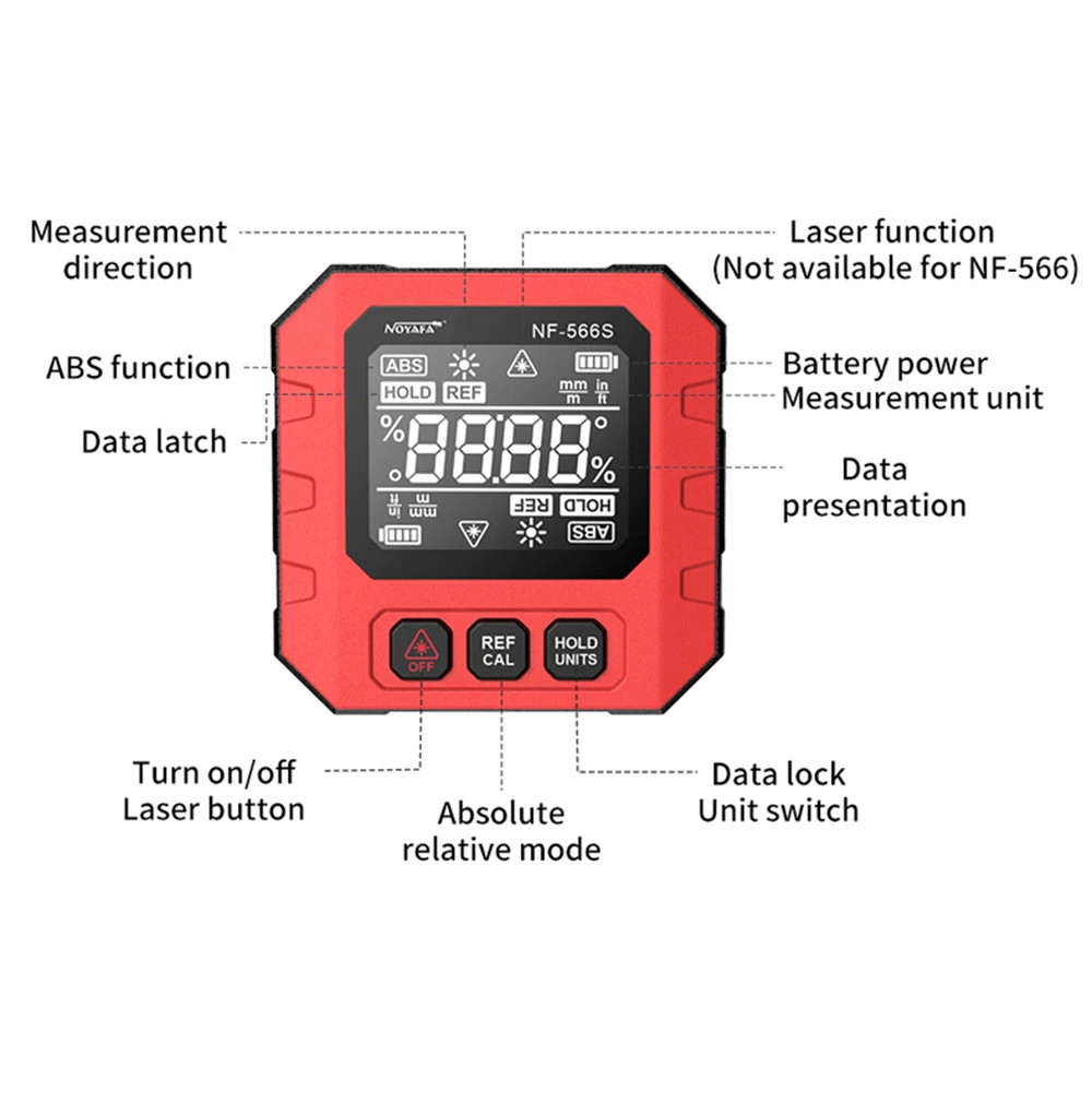 Digitalni merač nagiba NF-566S
