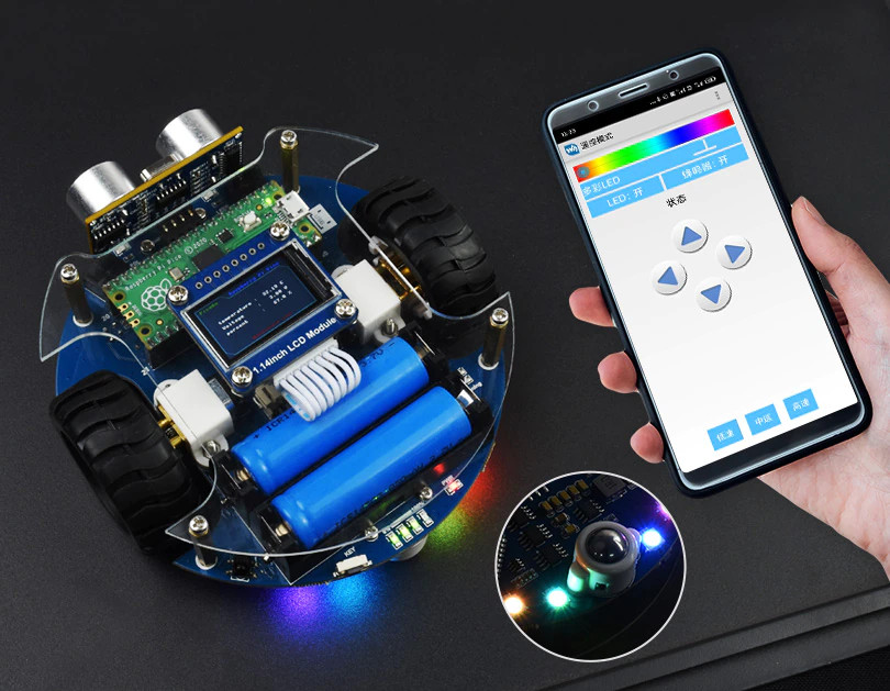 Raspberry Pi Pico PicoGo Mobile Robot
