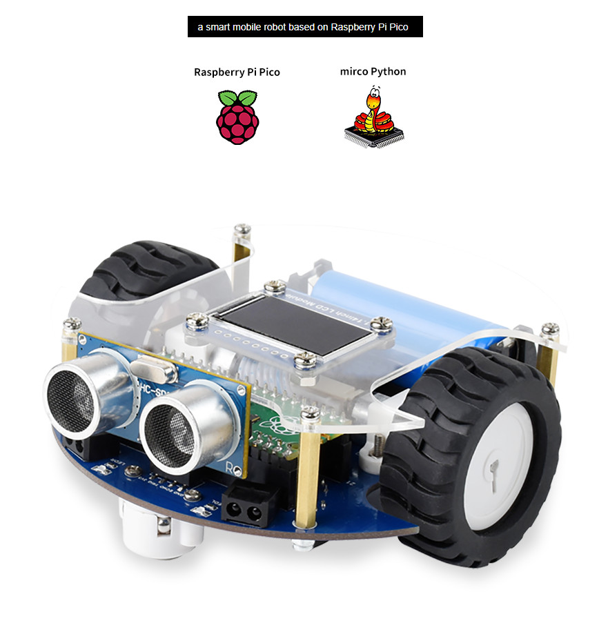 Raspberry Pi Pico PicoGo Mobile Robot Raspberry Pi Pico PicoGo Mobile Robot