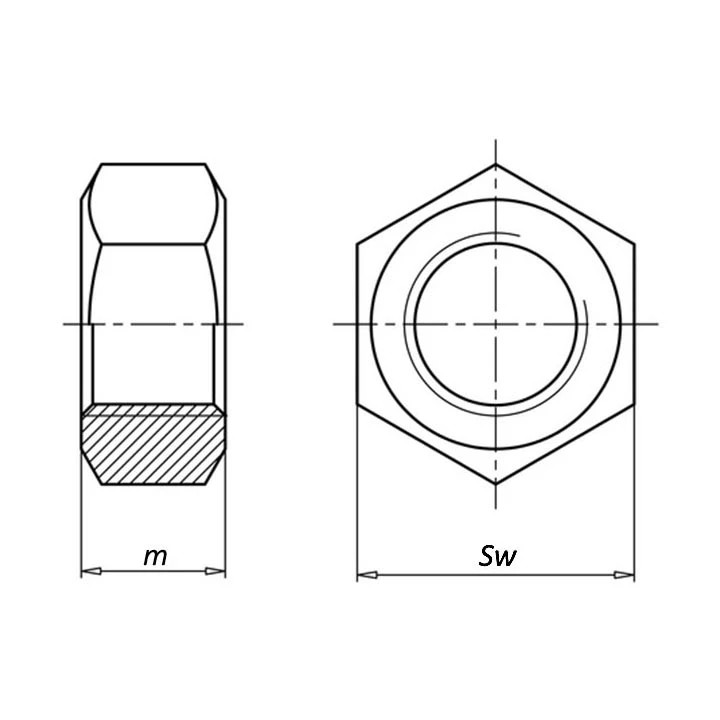 Navrtka M4 plastična