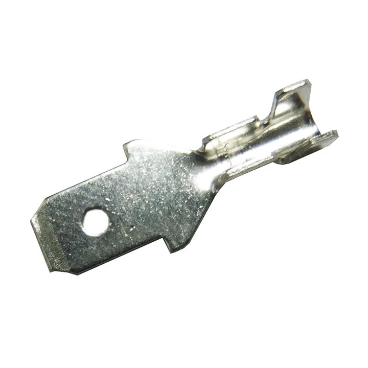 Neizolovana kablovska papučica 6.3mm Sn muška