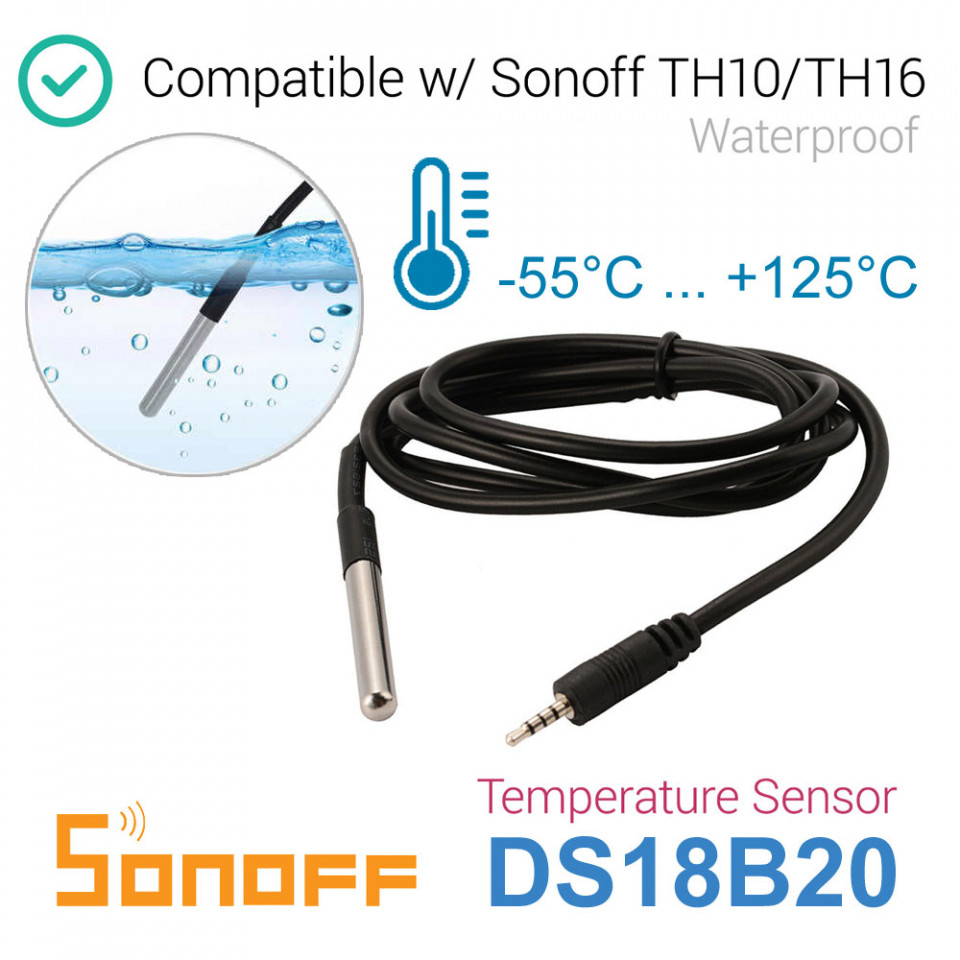 SONOFF DS18B20 senzor temperature