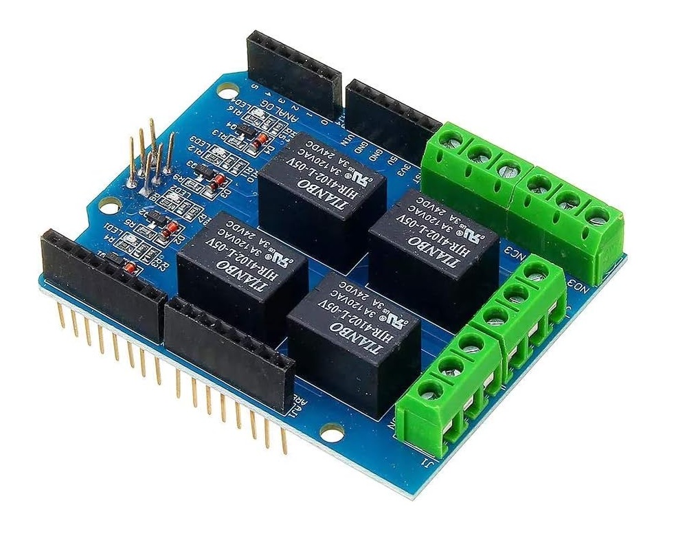 Arduino relay shield 4CH compatible
