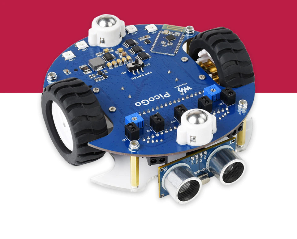 Raspberry Pi Pico PicoGo Mobile Robot
