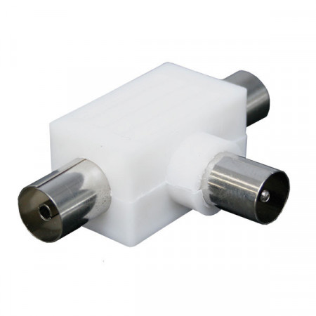 Adapter RF muški na dva RF ženska