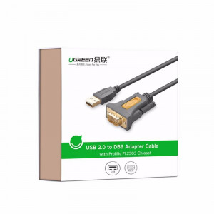 Kabl USB2.0 A muški-DB9 (RS232) muški 1.5m