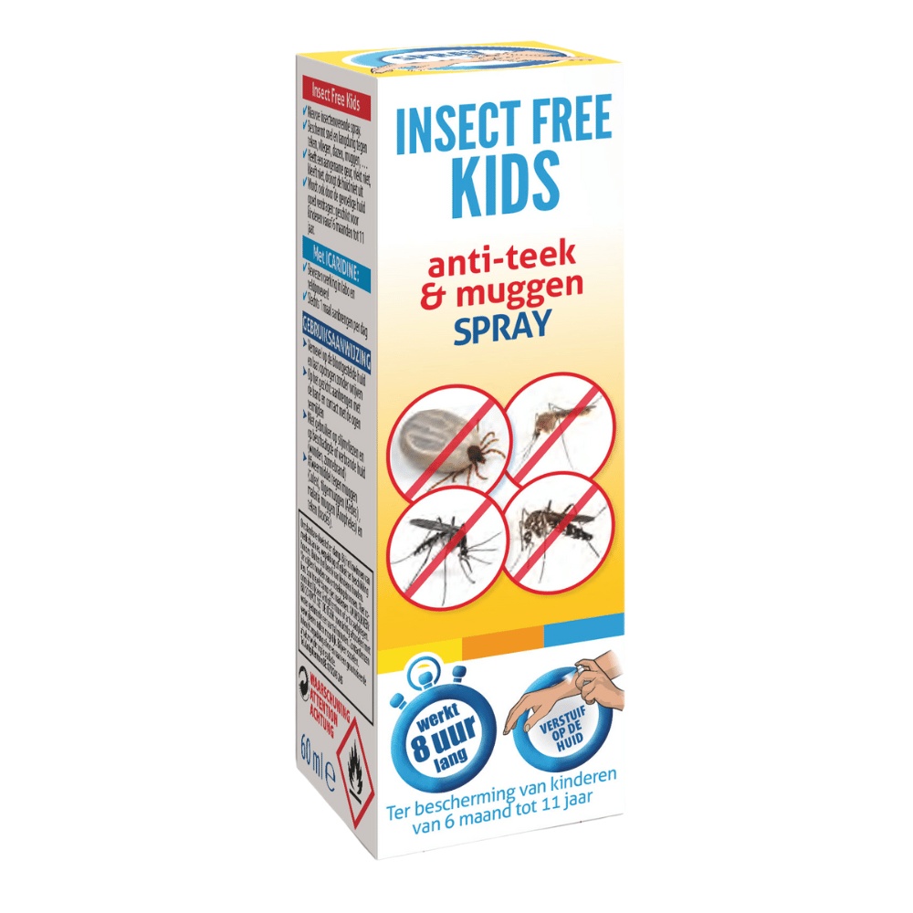 Spray anti țânțari și căpușe pentru copii, cu icardină, protecție 8 ore ...