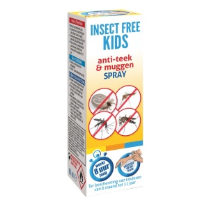 Spray anti țânțari și căpușe pentru copii, cu icardină, protecție 8 ore ...