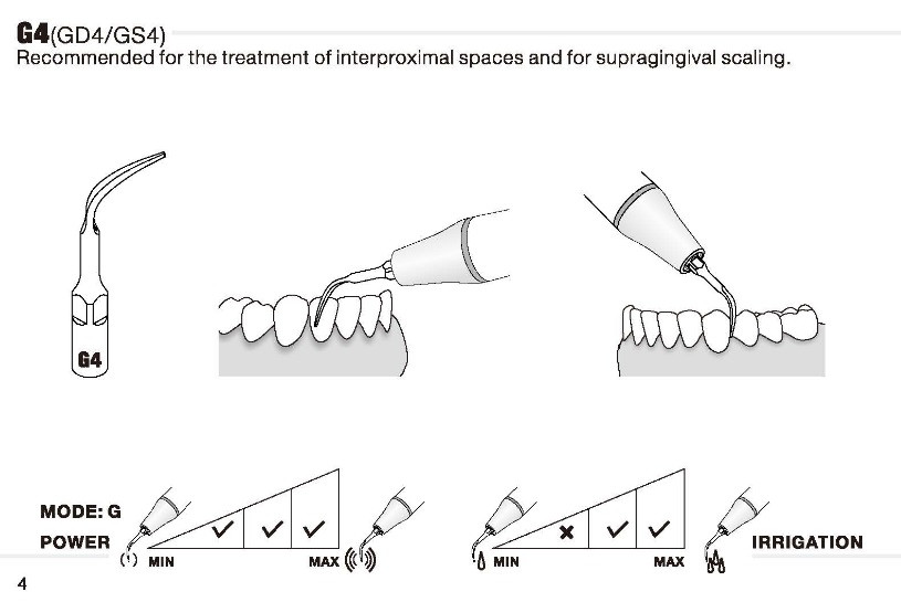 Ansa Detartraj GD4 DTE/SATELEC Woodpecker
