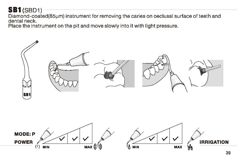 Ansa Prepararea Cavitatilor SBD1 DTE/SATELEC Woodpecker