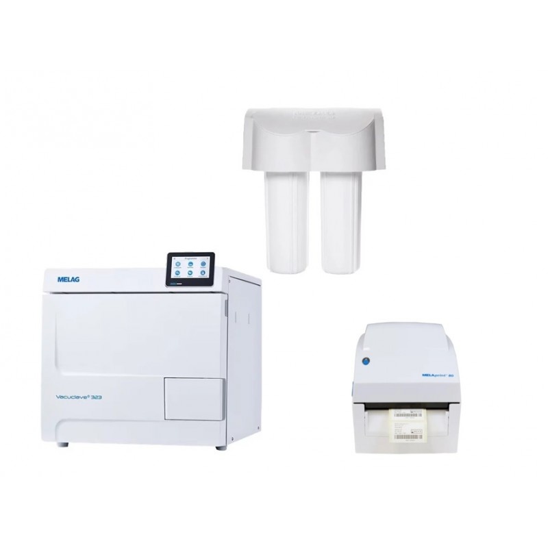 Autoclav Vacuclave 323 Prime Line 23 L + MELAprint 80 + MELAdem 40 Melag