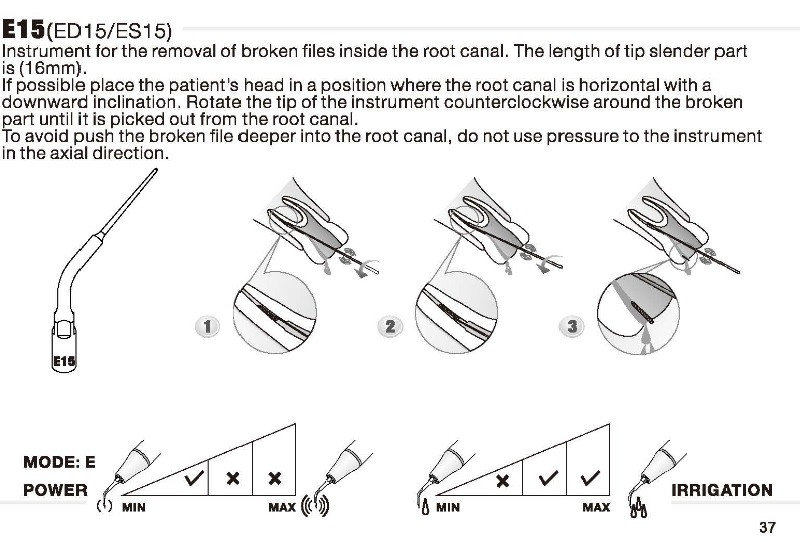 Ansa Endo ES15 SIRONA Woodpecker
