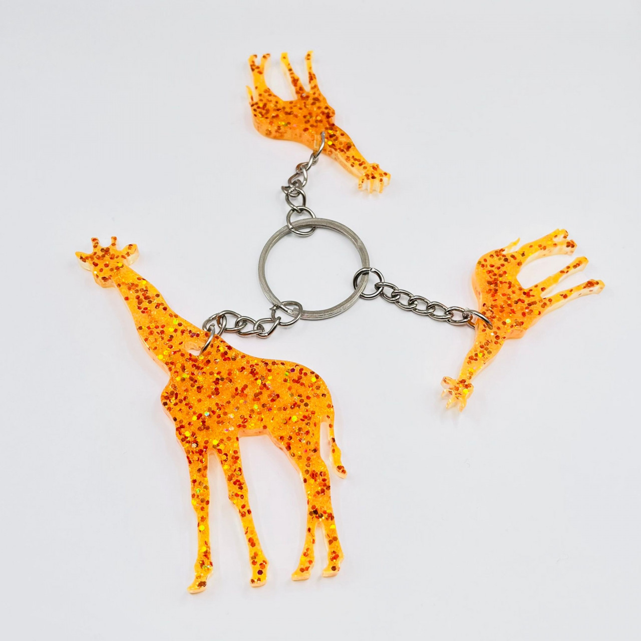 Set de brelocuri Familia de girafe