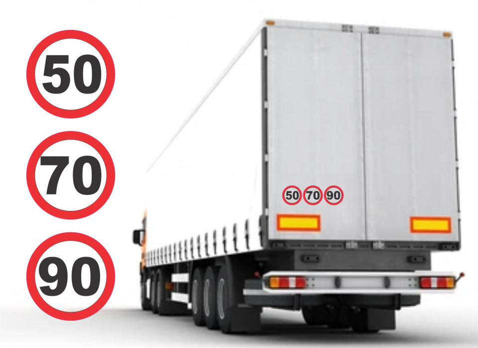 Autocolante Limite Viteza 50 70 90