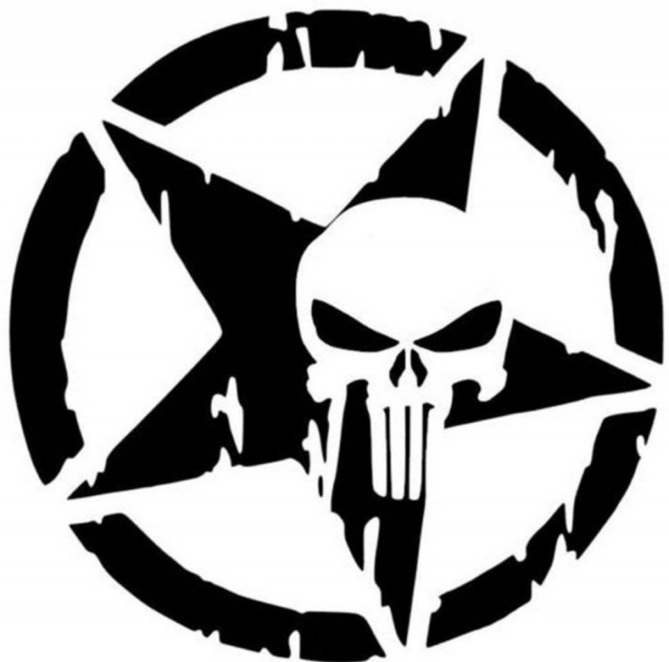 Sticker Off Road Stea US Army Squll