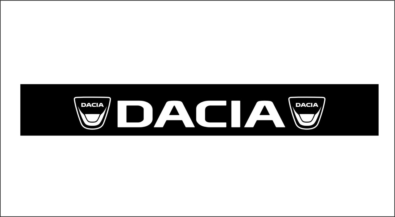 Sticker Parbriz Parasolar Dacia