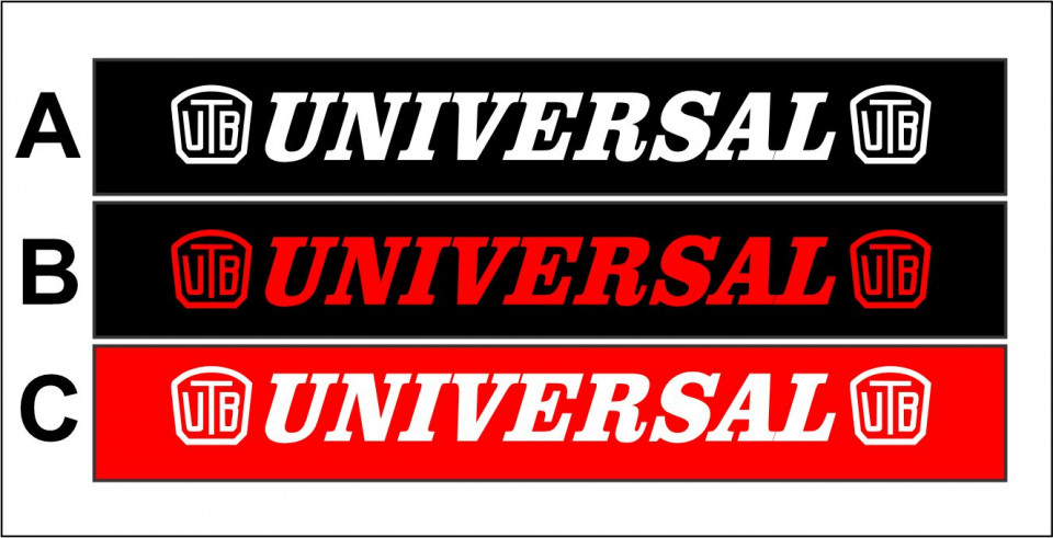 Sticker Autocolant Parbriz Universal UTB