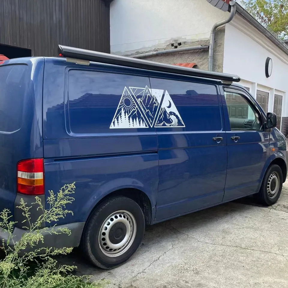 Sticker Auto Nature Triangles