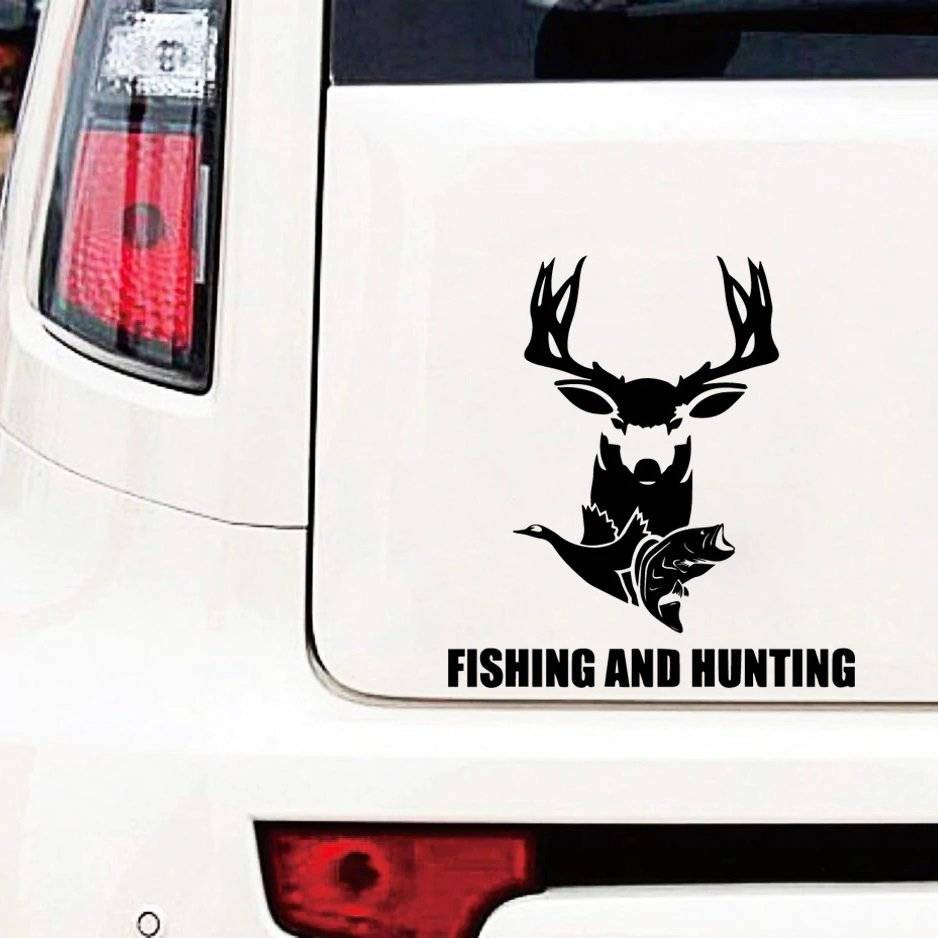 Sticker Auto Off Road Fishing and Haunting 30 cm