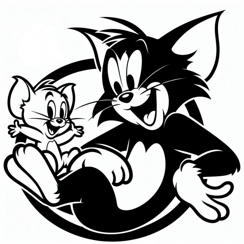 Sticker Auto Tom&Jerry
