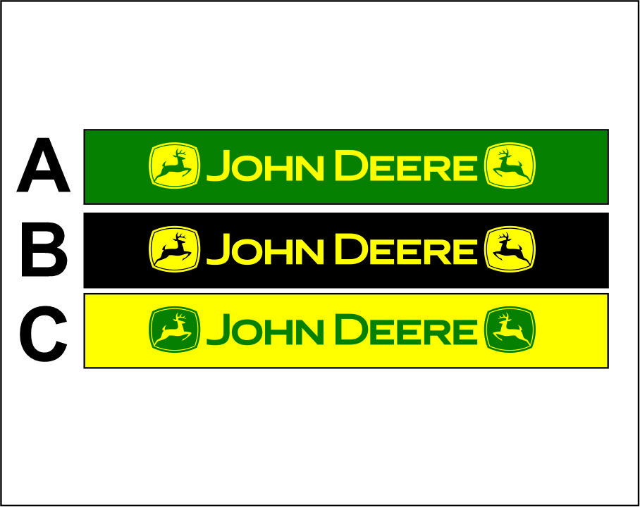 Autocolant Parbriz Parasolar Tractor John Deere