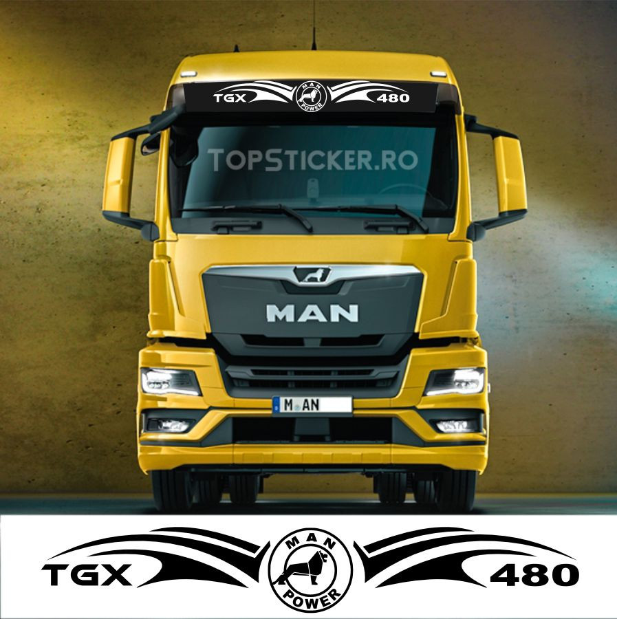Sticker Frontal Man TGX