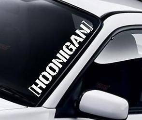 Sticker parbriz Hoonigan