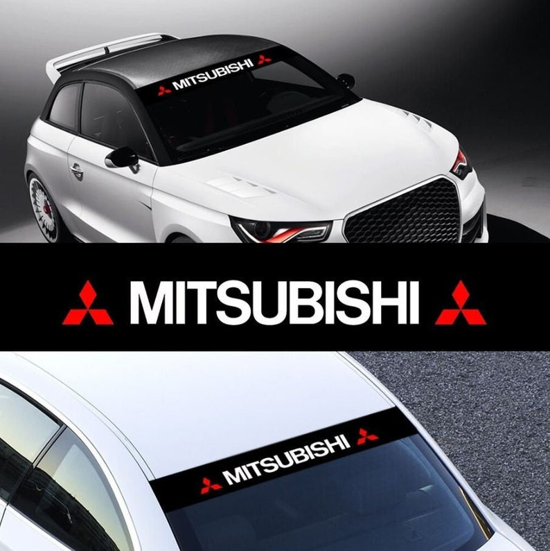 Sticker Parbriz Parasolar Mitsubishi