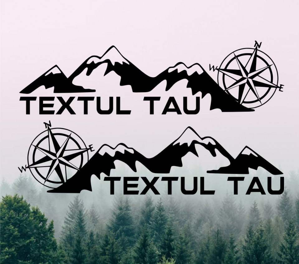 Stickere Auto Off Road Personalizate (set 2 buc)