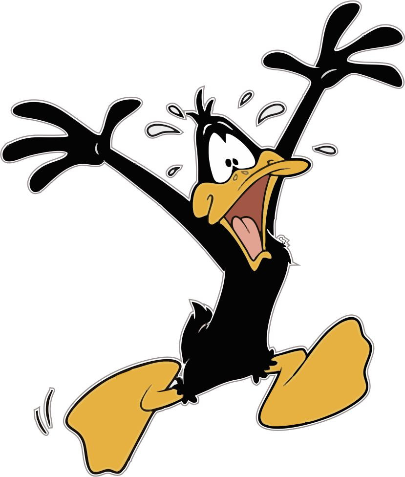 Sticker Auto Daffy Duck