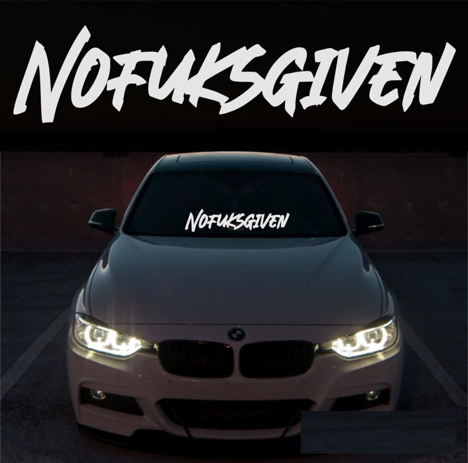 Sticker Parbriz Nofuksgiven