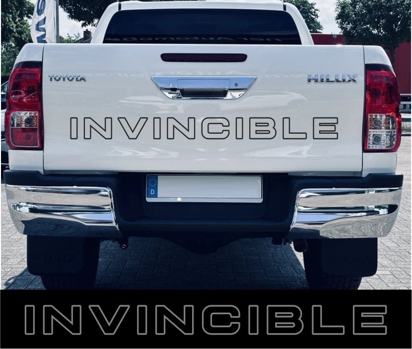 Sticker Haion Toyota Hilux Invincible