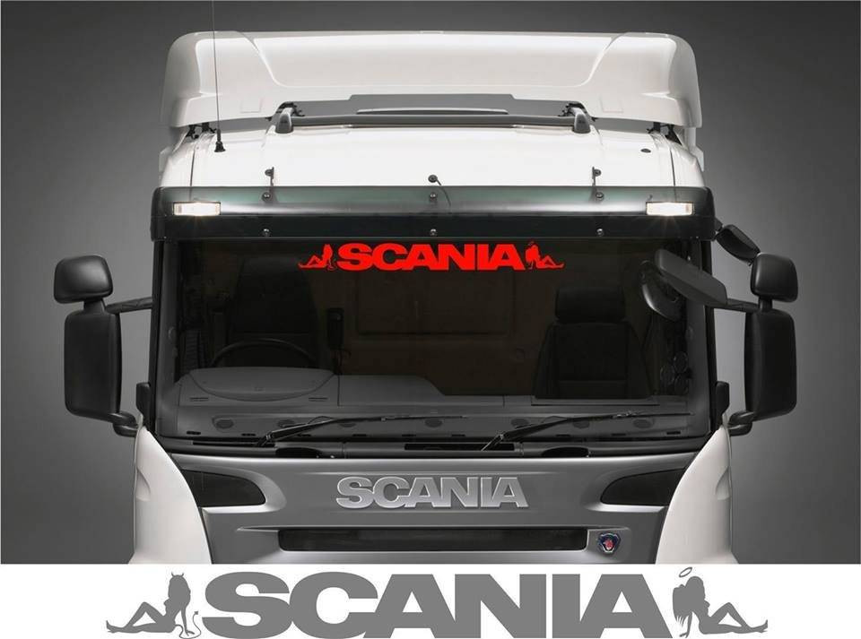 Sticker Scania Fete Parasolar/ Parbriz