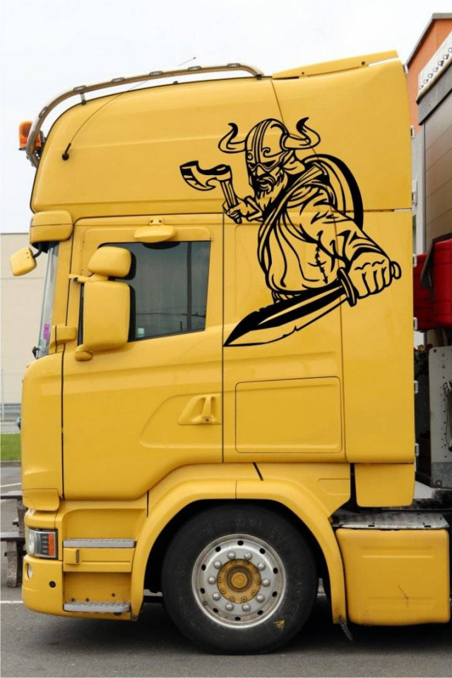 Set 2 buc Stickere Autocolante Volvo Viking 120 cm