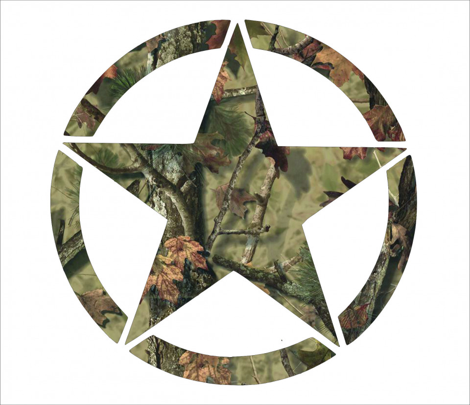 Sticker Color Stea US Army Camuflaj