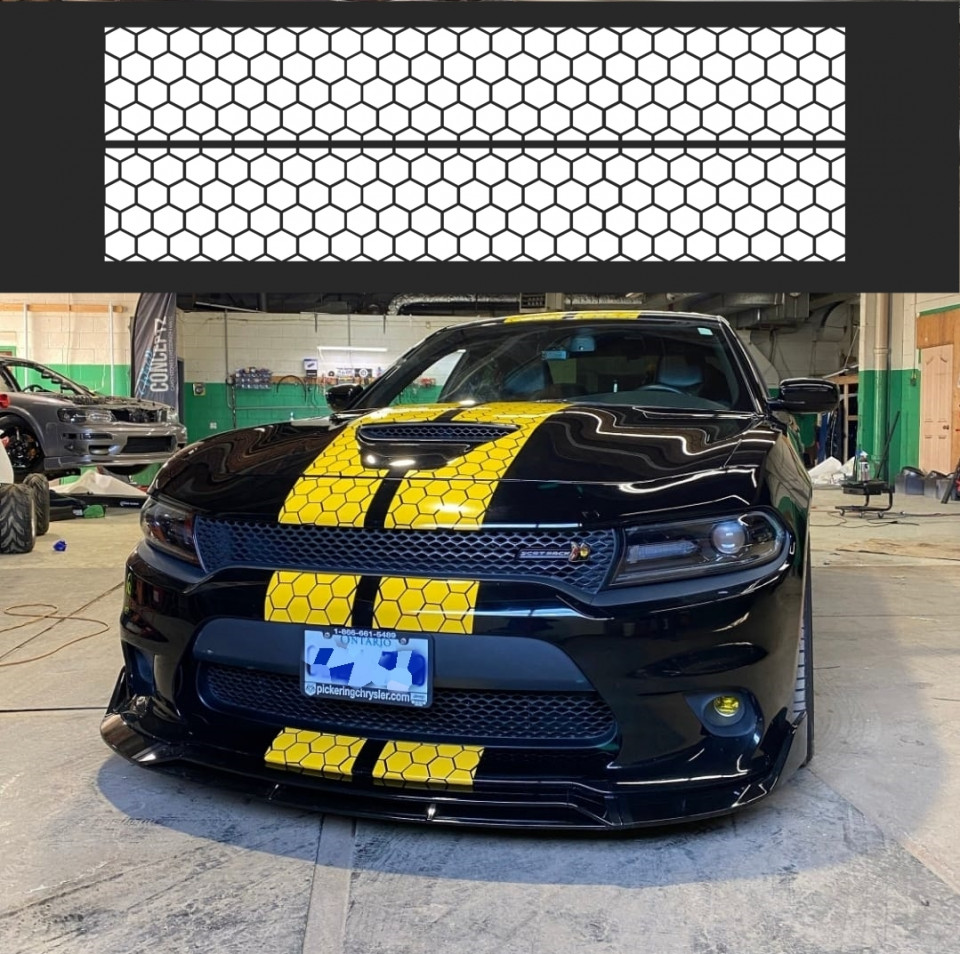 Set Stickere Auto Dungi Honeycomb