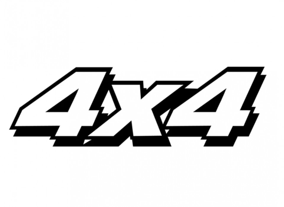 Sticker Auto 4x4
