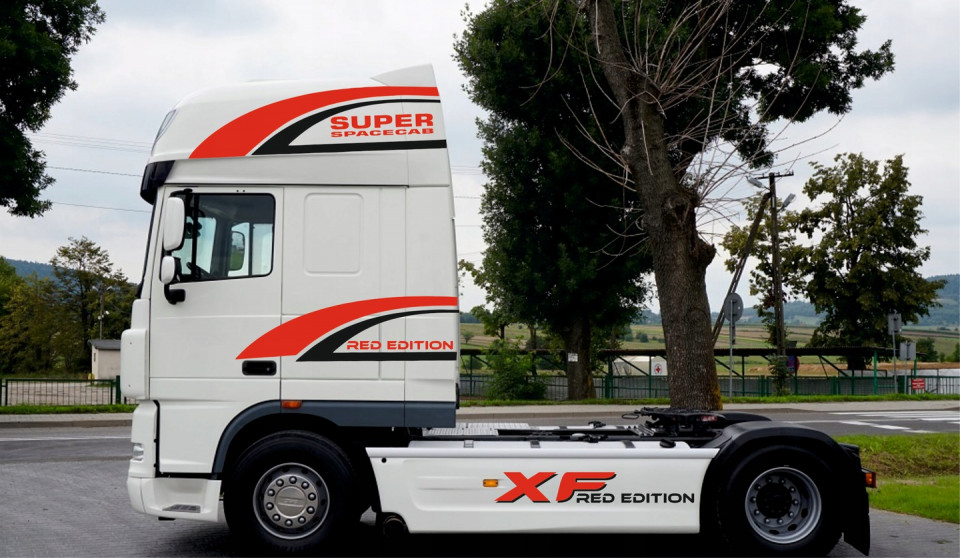 Set Stickere Camion Daf XF Red Edition