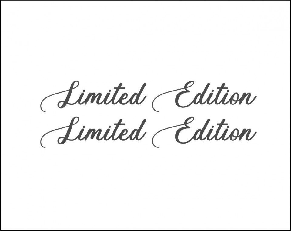 Stickere Auto Limited Edition (set 2 buc)
