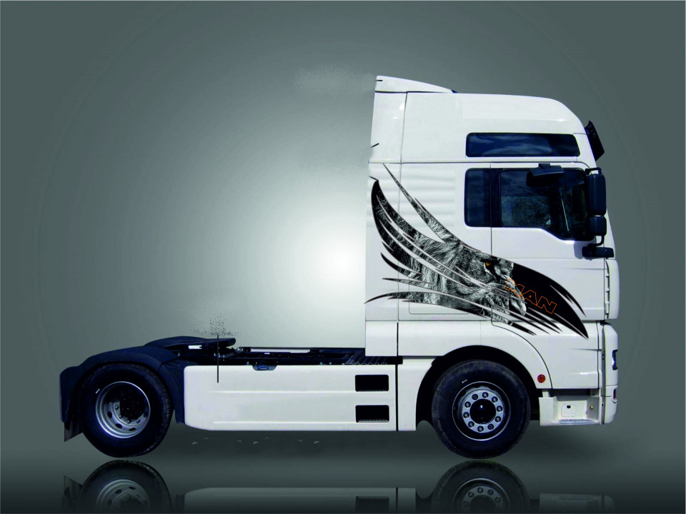 Set Stickere Imprimate Camion Man TGX TGA