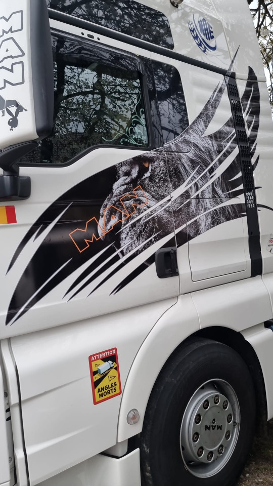 Set Stickere Imprimate Camion Man TGX TGA