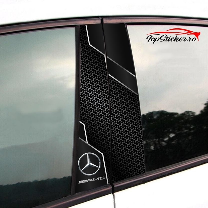Sticker Stalpi Usi Mercedes AMG